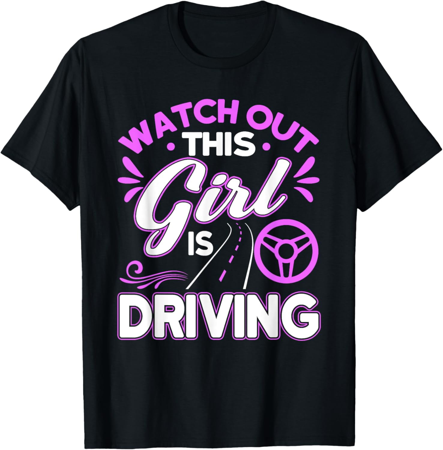 Passed Drivers Test New Driving License Congratulations Teen T-Shirt ...