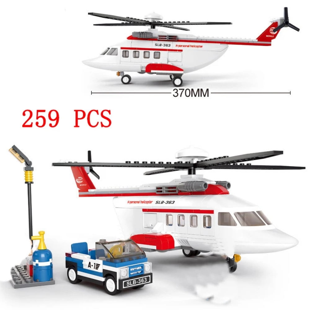 Passenger Plane Flight Sets Model Building Blocks City Airplane Bricks ...