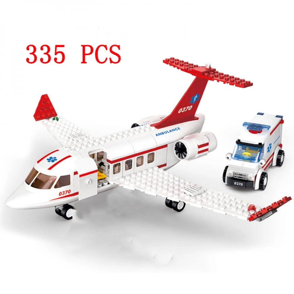 Passenger Plane Flight Sets Model Building Blocks City Airplane Bricks ...