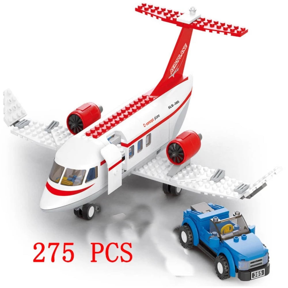 Passenger Plane Flight Sets Model Building Blocks City Airplane Bricks ...
