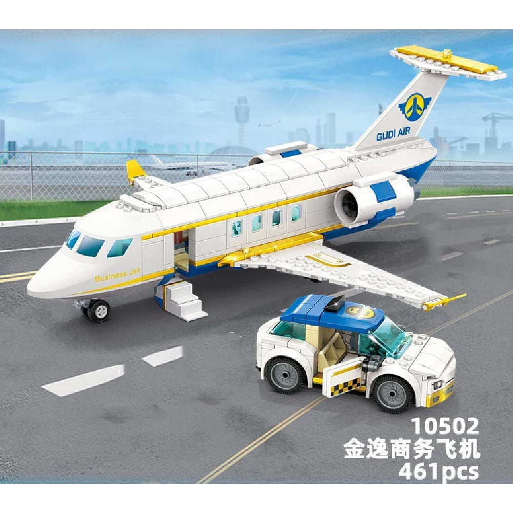 Passenger Plane Flight Sets Model Building Blocks City Airplane Bricks ...