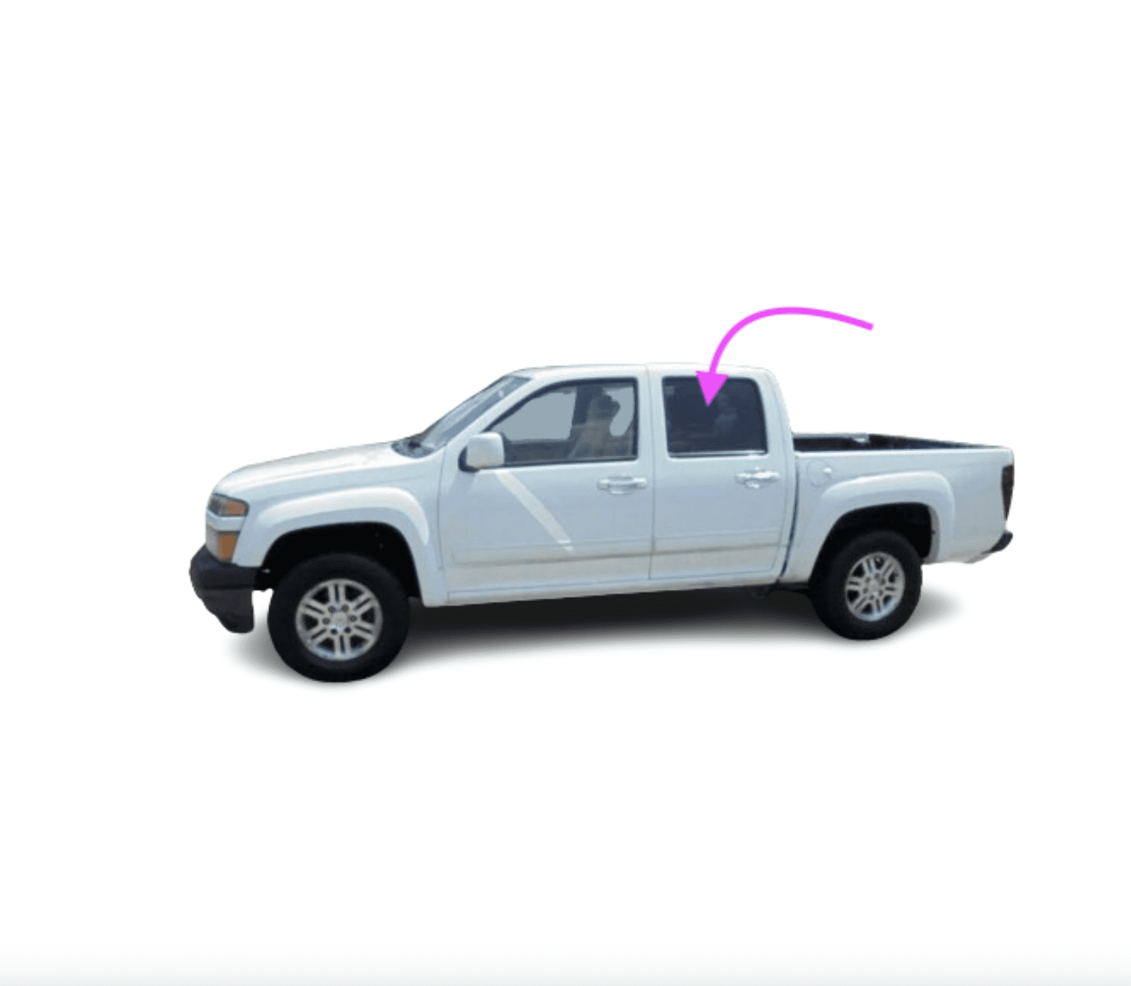 Passenger Rear Door Window Glass Compatible With 04-12 Chevy Colorado ...