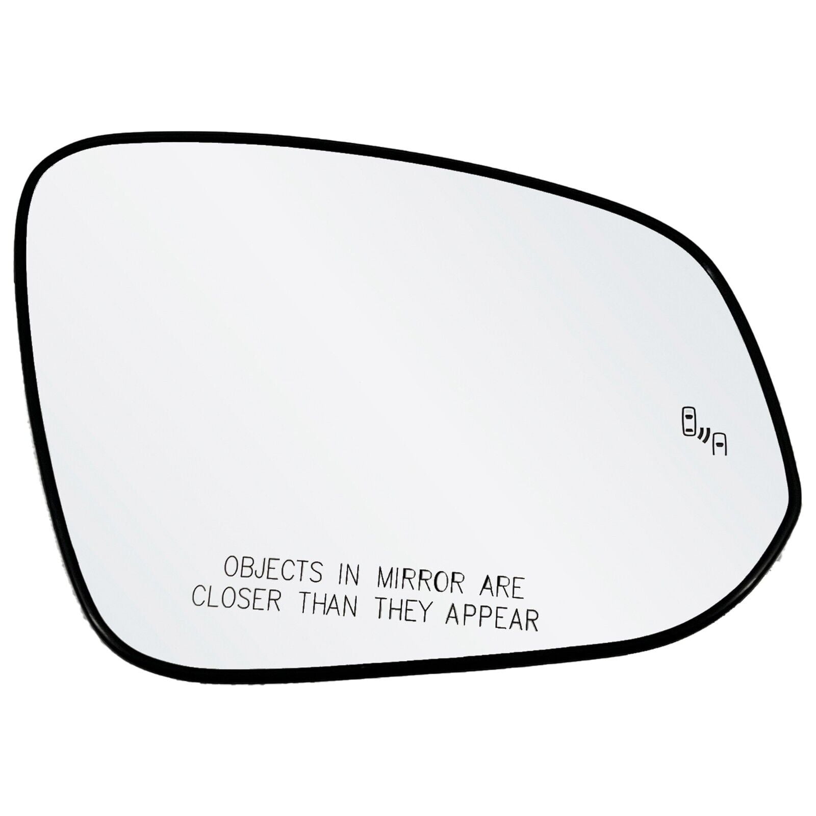 Passenger Right Side Door Mirror Glass Replacement With Plastic Backing ...
