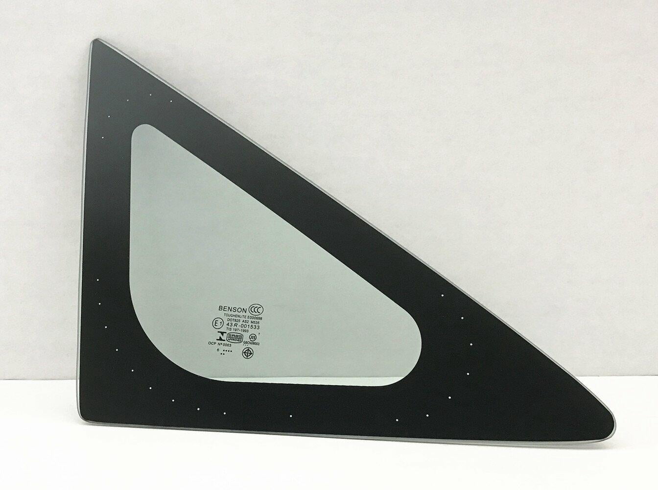Passenger Right Side Front Vent Window Vent Glass Compatible with Honda ...