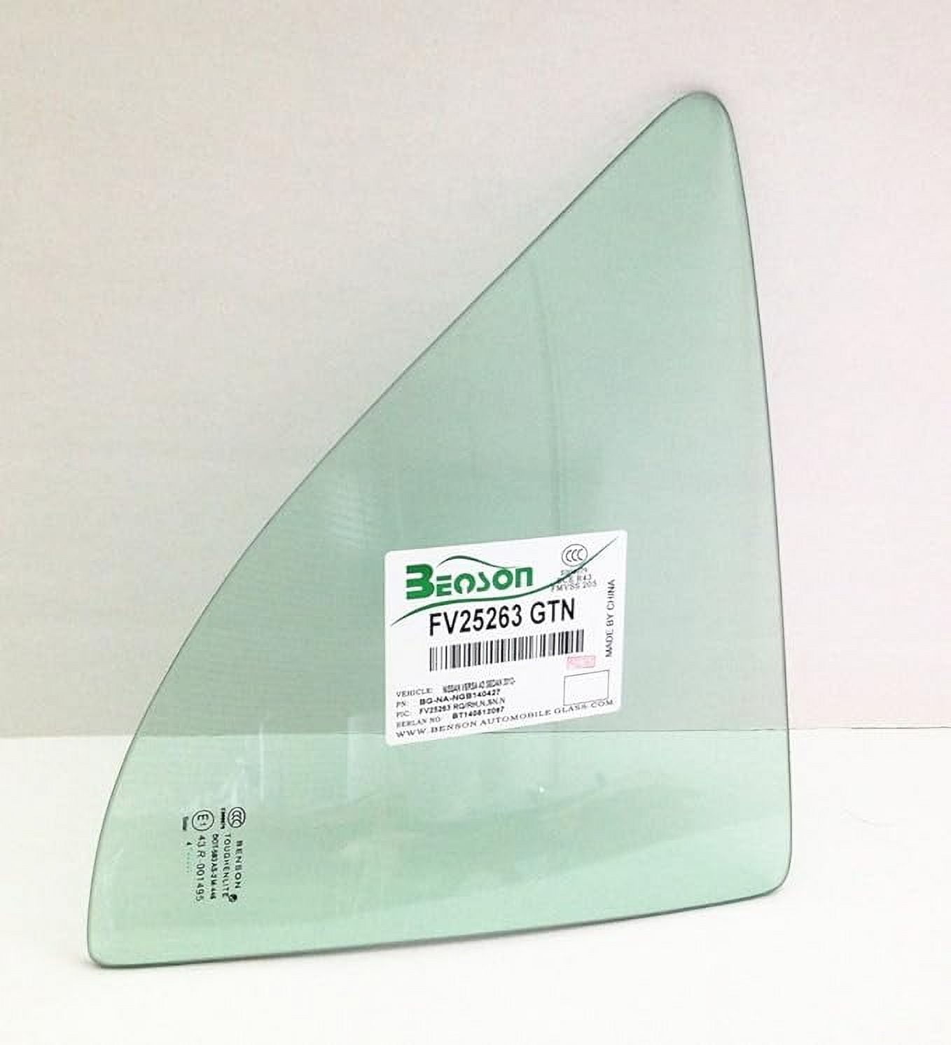 Passenger Right Side Rear Vent Glass Vent Window Compatible with Nissan ...