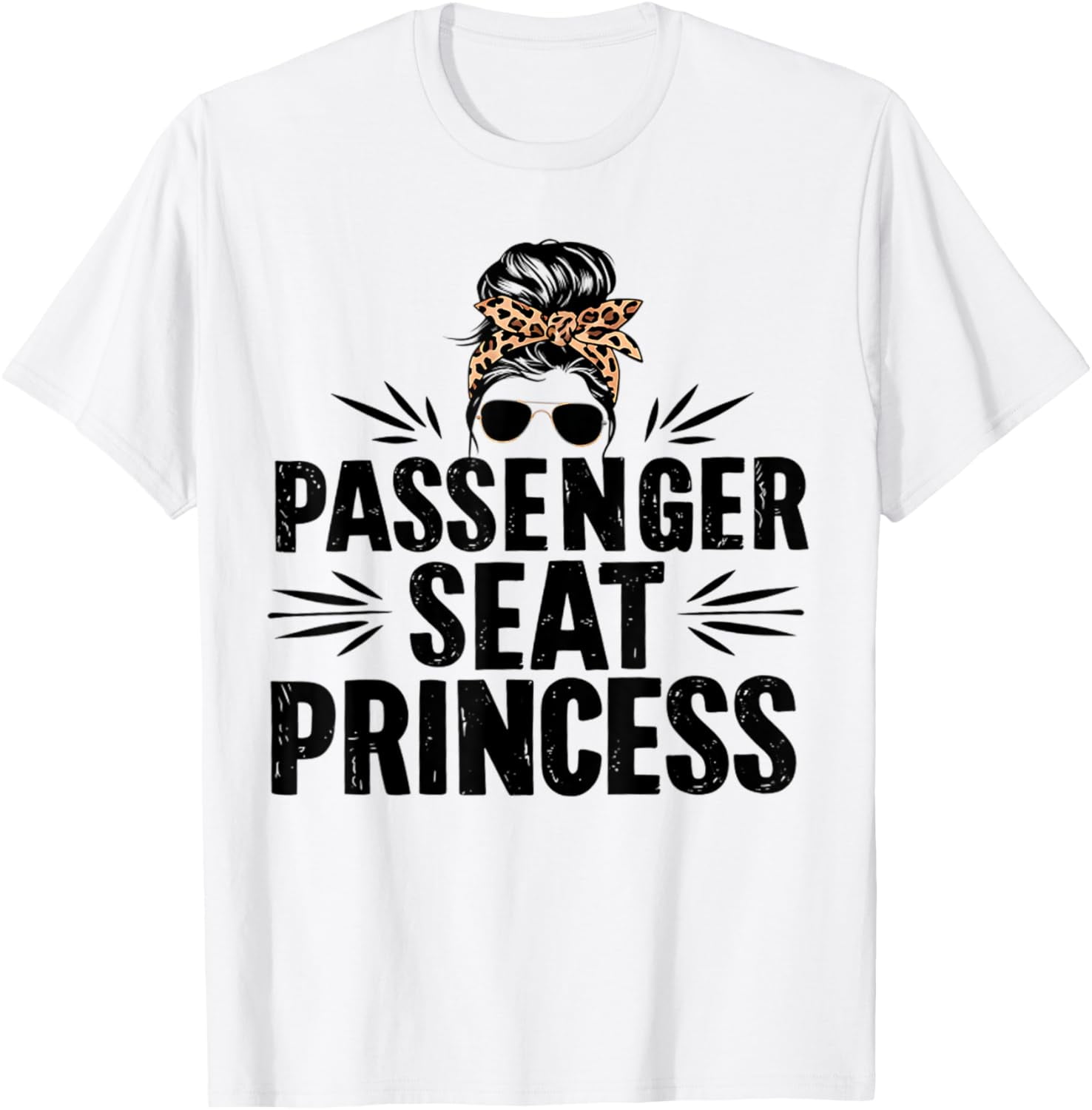 Passenger Seat Princess Girlfriend Passenger Princess T-Shirt - Walmart.com