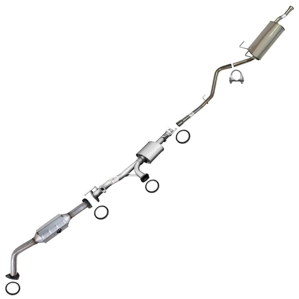 Passenger Side Catalytic, Resonator, Muffler Exhaust System Kit ...