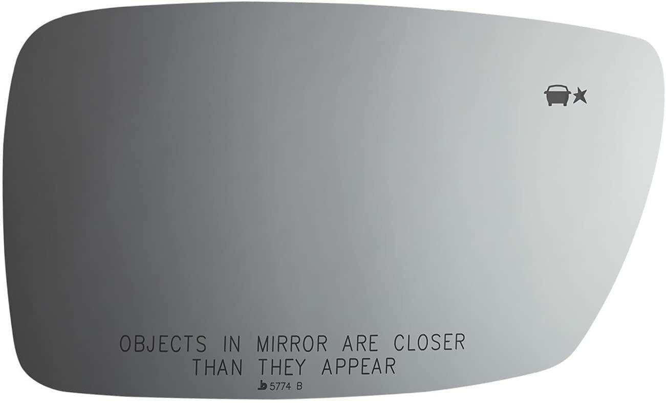 Passenger Side Convex Replacement Mirror Glass for 18 Buick Enclave W/O ...