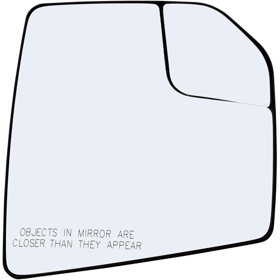 Passenger Side Rear View Mirror Glass Replacement, Heated with Plastic ...