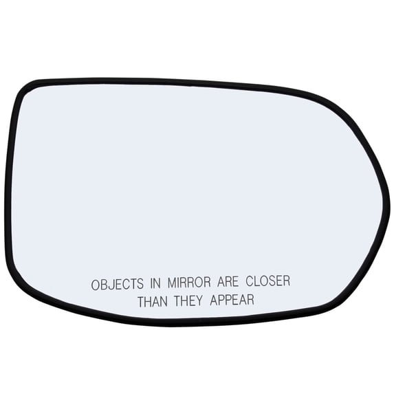Passenger Side Door Mirror Glass Replacement with Plastic Backing Fits ...