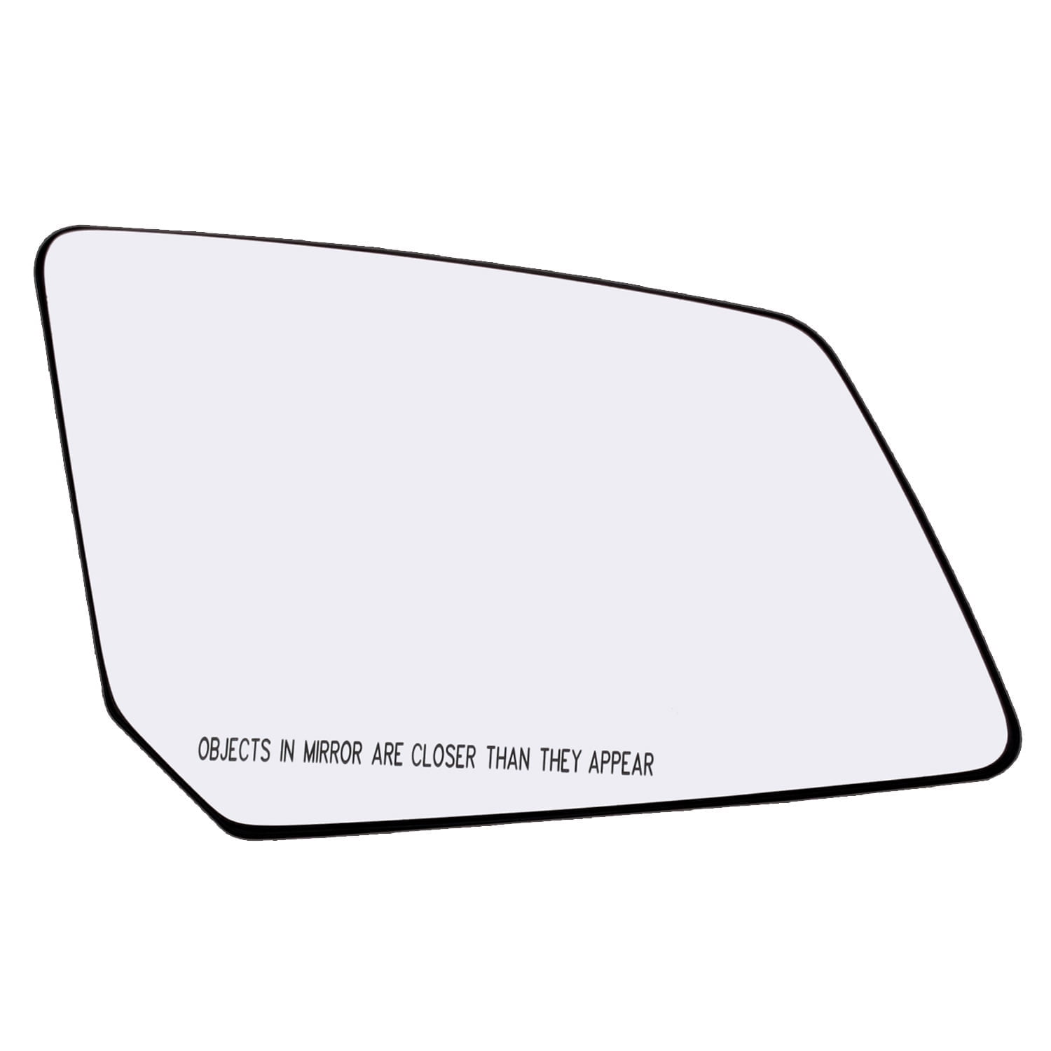 Passenger Side Door Mirror Glass Replacement with Plastic Backing Fits ...