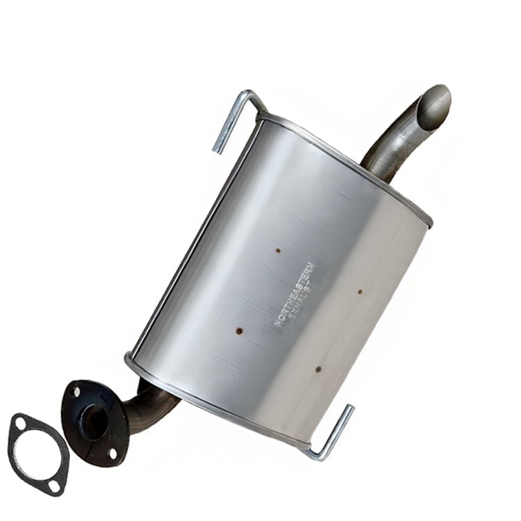 Stainless Steel Passenger Side Exhaust Mufflers for 2005-2009 Subaru ...