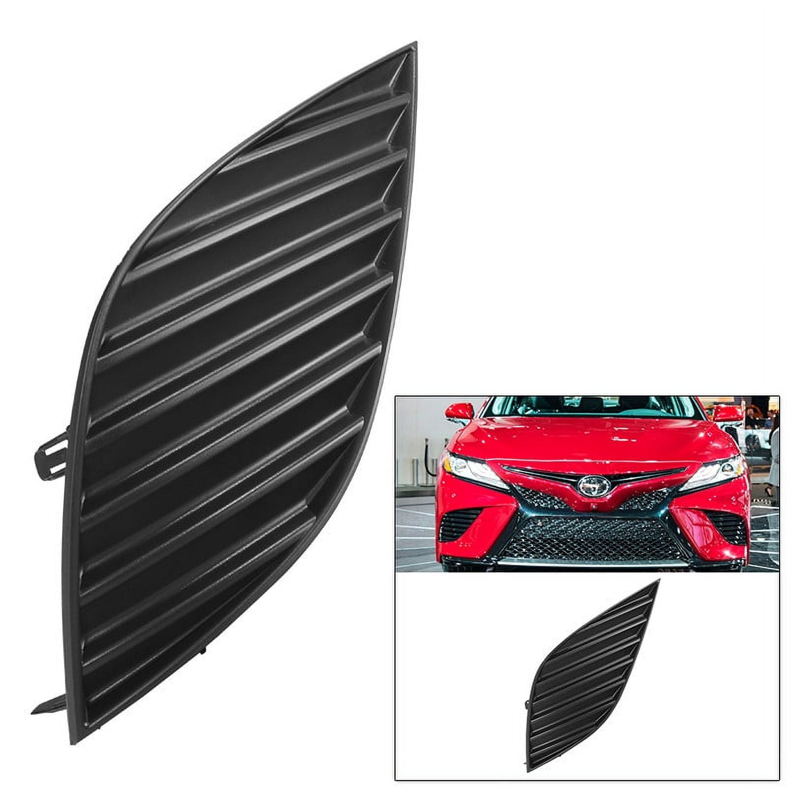 Passenger Side Front Bumper Fog Light Cover For 2018-2019 Camry SE XSE ...