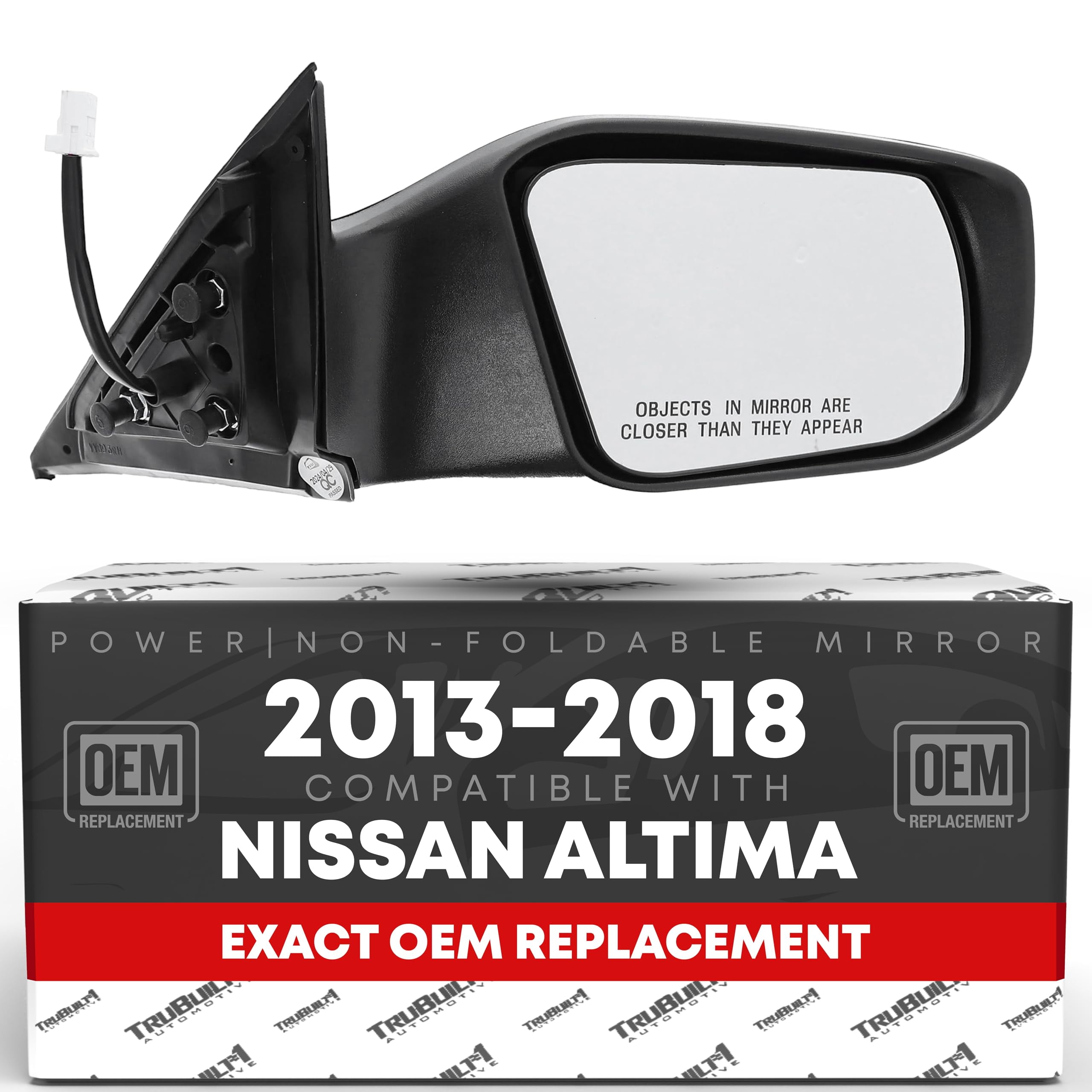 Passenger Side Mirror Replacement - Compatible with 2013-2018 Nissan ...
