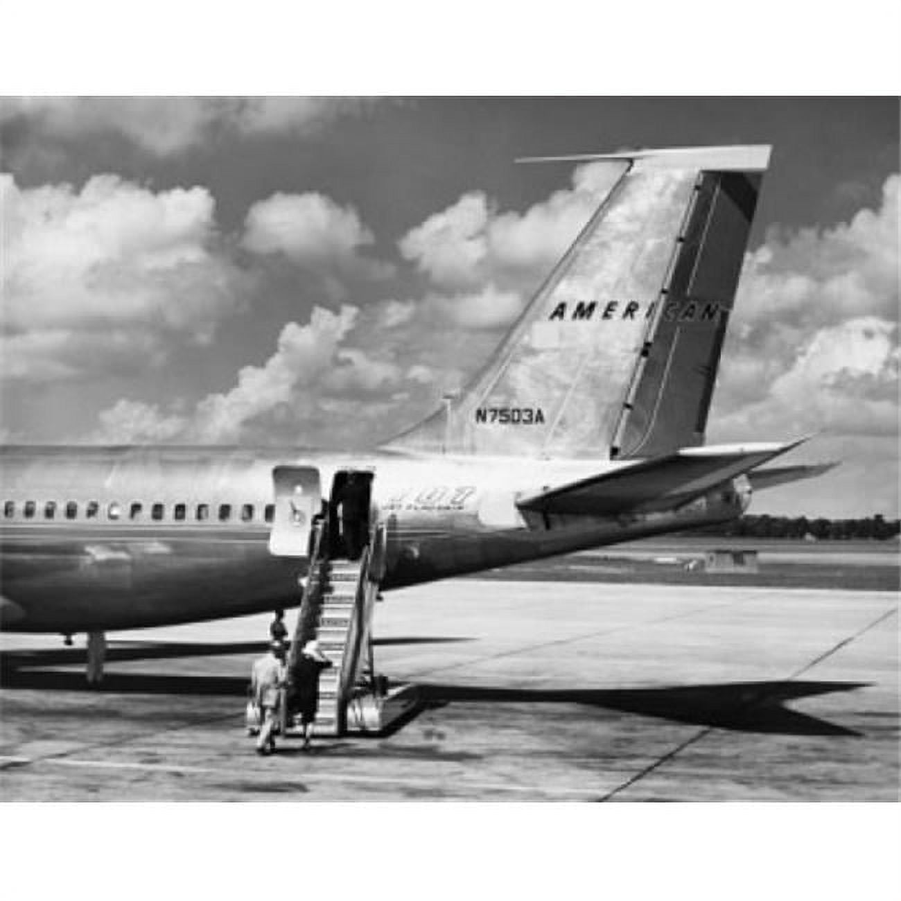 Passengers Boarding an Airplane Poster Print - Walmart.com