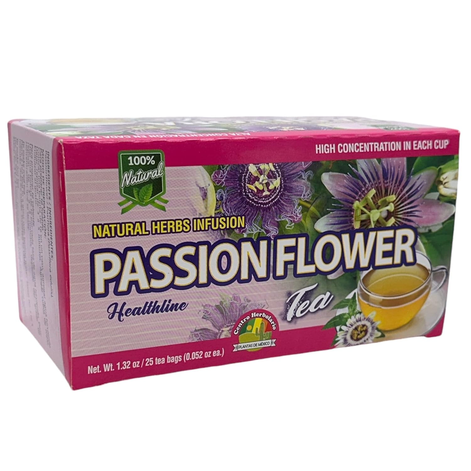 Passiflora TE (PASSIONFLOWER TEA) 25 tea bags 100% NATURAL | High ...