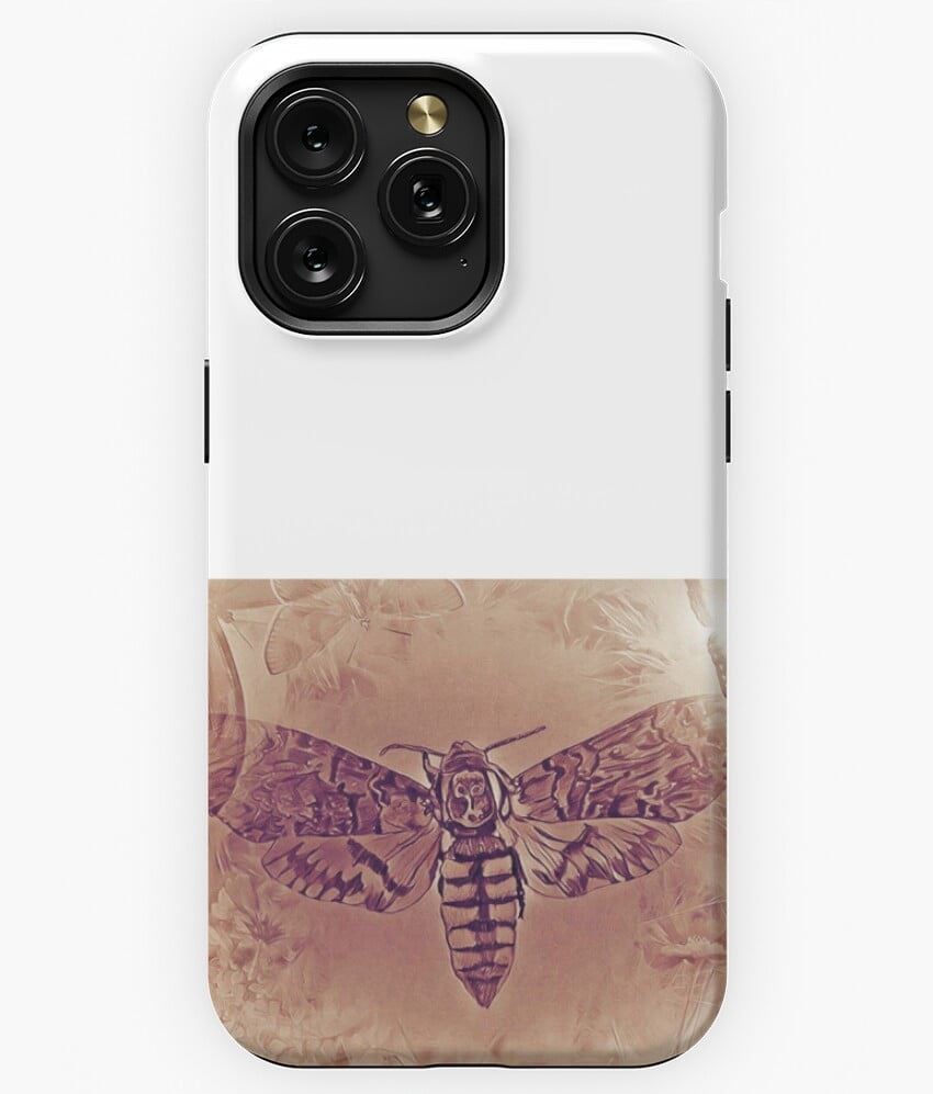 Passing Head Moth Gothic Horror Art Insect G2295 Phone Case for ...
