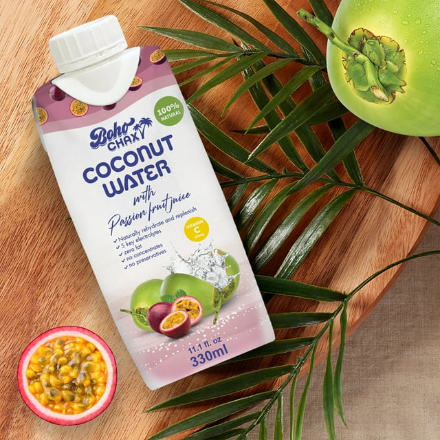 Passion Fruit Coconut Water | Boho Chax - Walmart.com