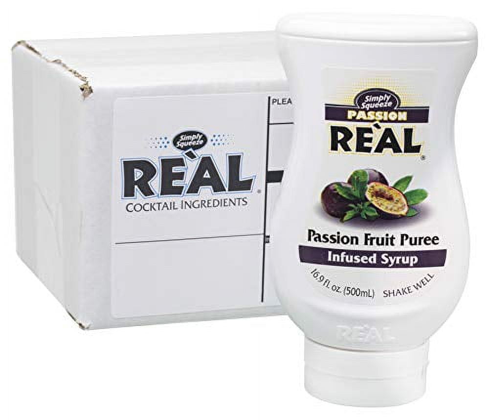 Passion Fruit ReÃ l, Passion Fruit Puree Infused Syrup, 16.9 FL OZ ...