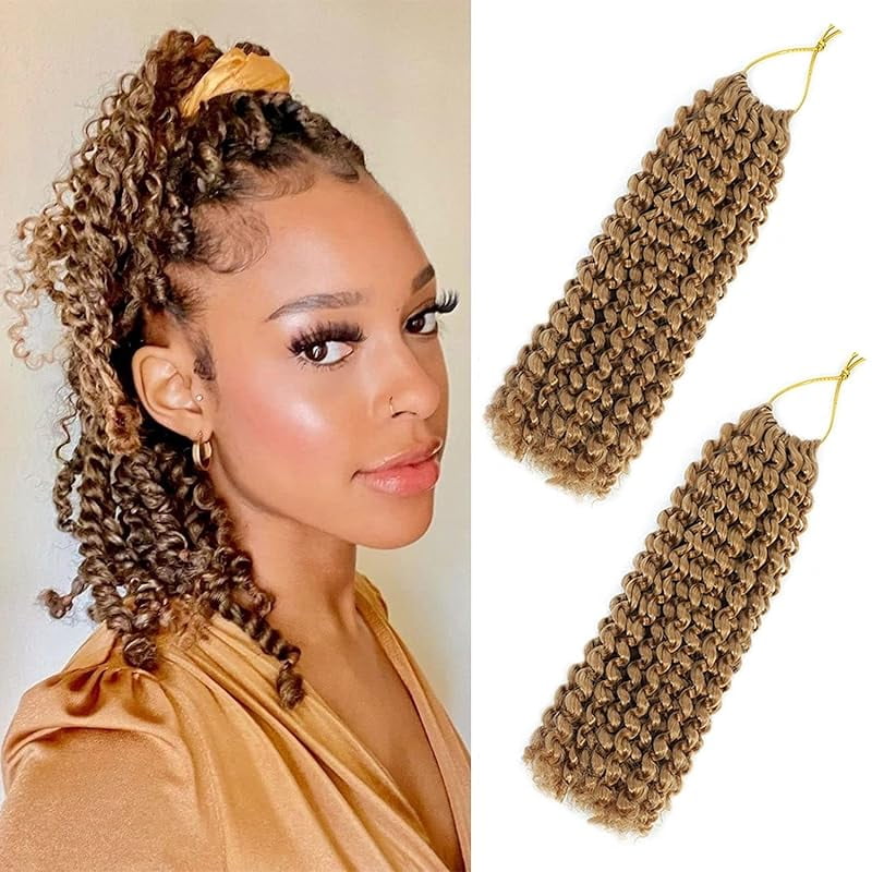Passion Twist Hair 12 Inch Water Wave Crochet Hair for Black Women ...