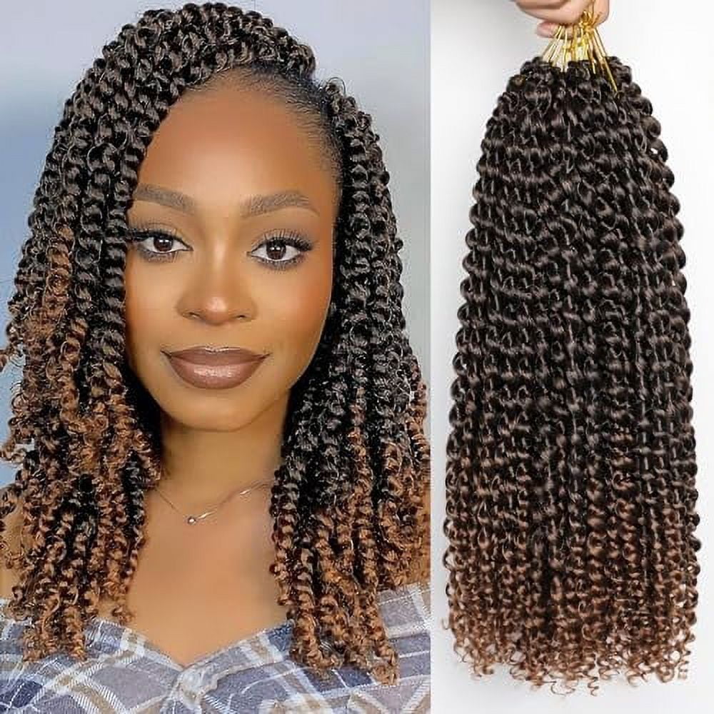Passion Twist Hair 14 Inch 8 Packs Water Wave Crochet Hair For Black ...