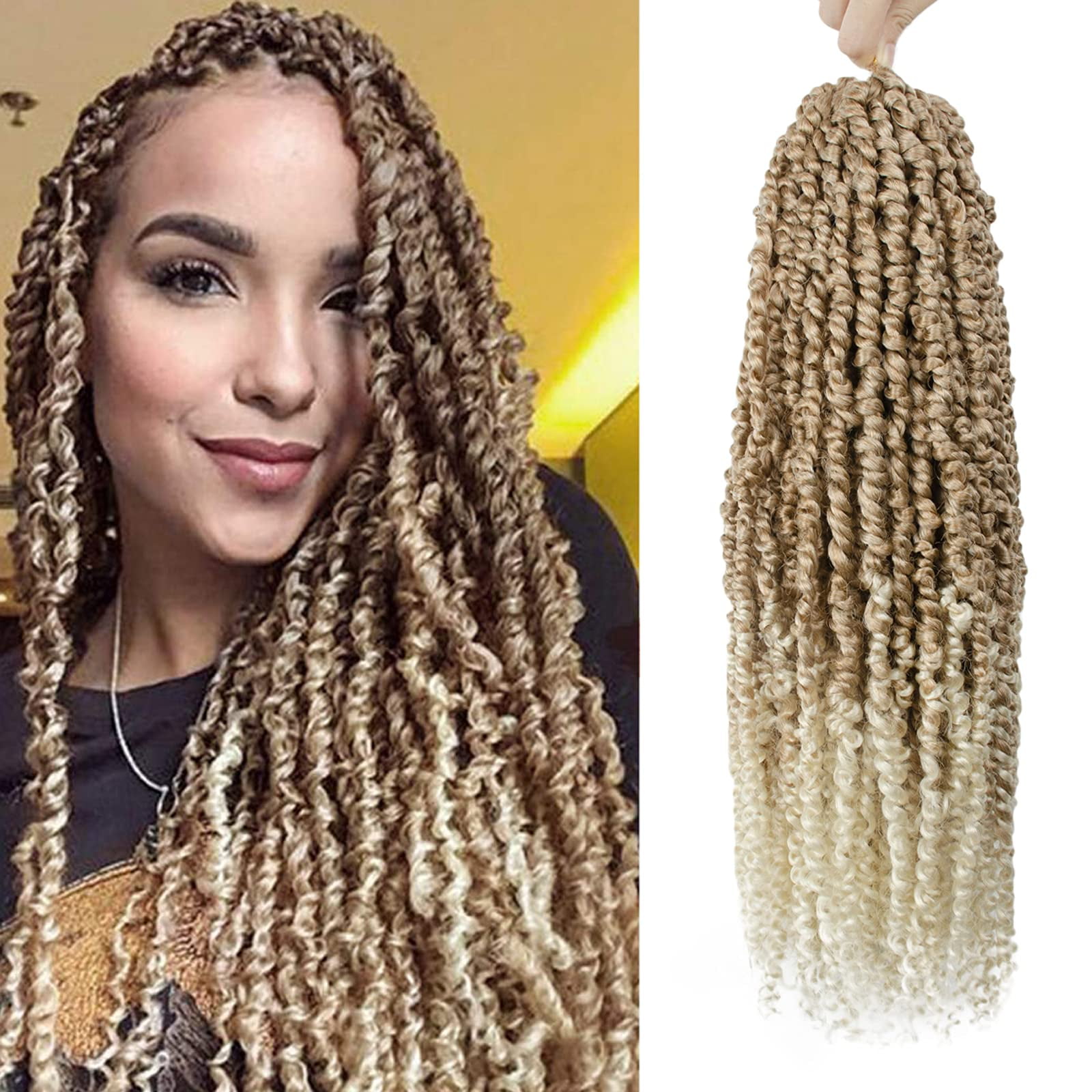 Passion Twist Hair - 8 Packs 18 Inch Passion Twist Crochet Hair For ...
