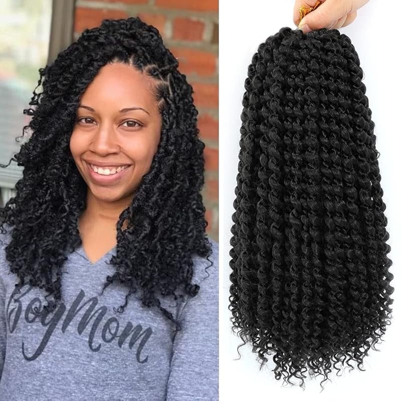 Passion Twist Hair Water Wave Crochet Hair for Black Women, Long ...