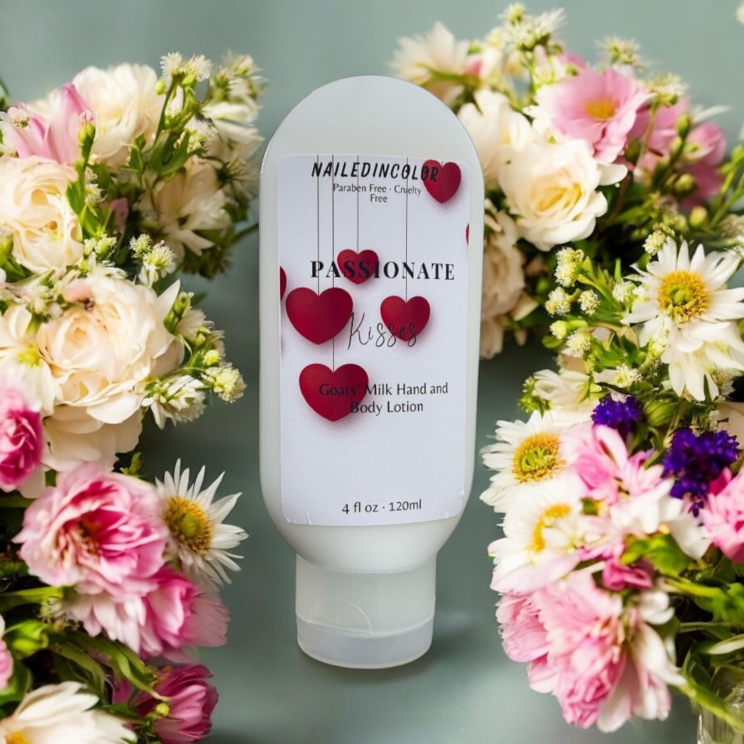 Passionate Kisses by NailedInColor®-Scented Hand and Body Lotion-Goat's ...