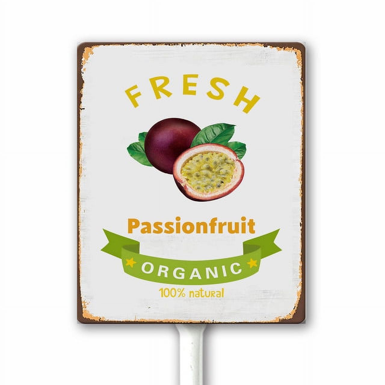 Passionfruit Fresh Fruit Sign for Farm & Garden Healthy Food Sign for ...