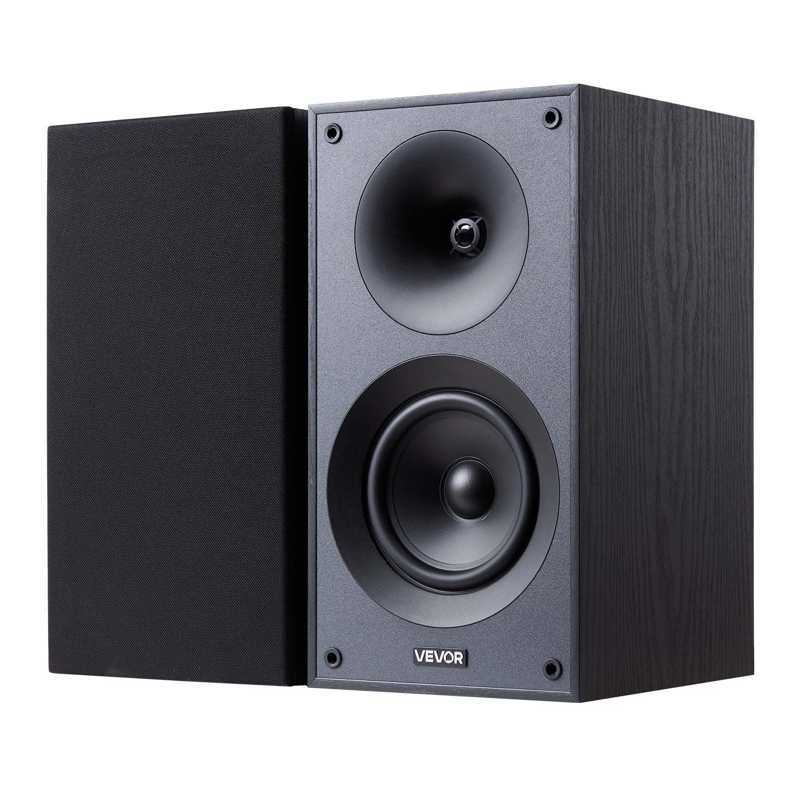 Passive Bookshelf Home Speakers, Pair of Stereo Audio Speakers with 5. ...