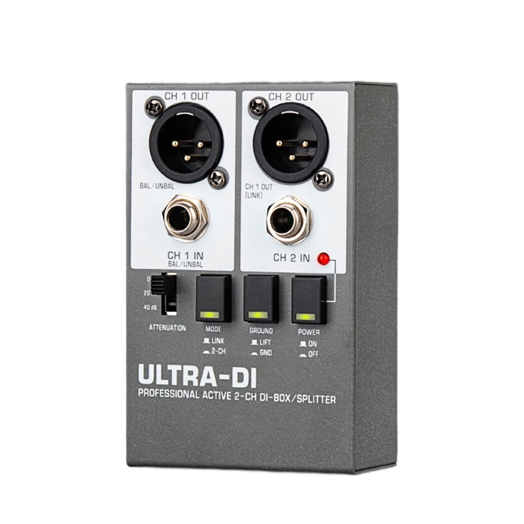 Passive DI Box Impedance Conversion for Professional Stereo Recording ...