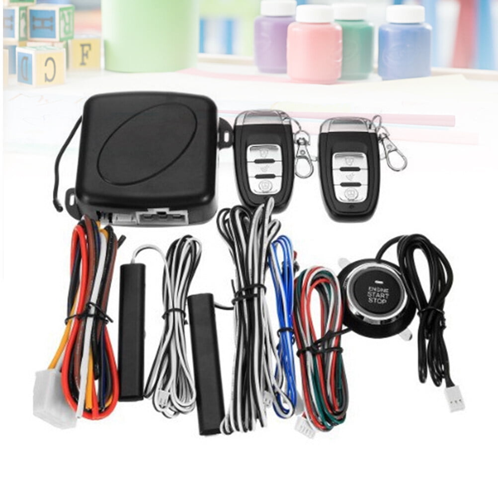 Passive Keyless Entry Car Alarm System, Engine Starter Push Button ...