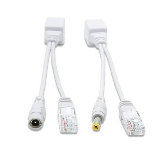 Passive PoE Injector and PoE Splitter Kit with DC5.5x2.1 mm RJ45 ...