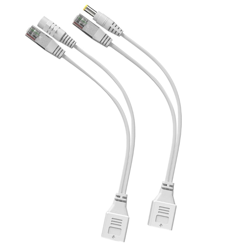 Passive PoE Injector and Splitter Kit with DC5.5x2.1mm RJ45 Connector ...