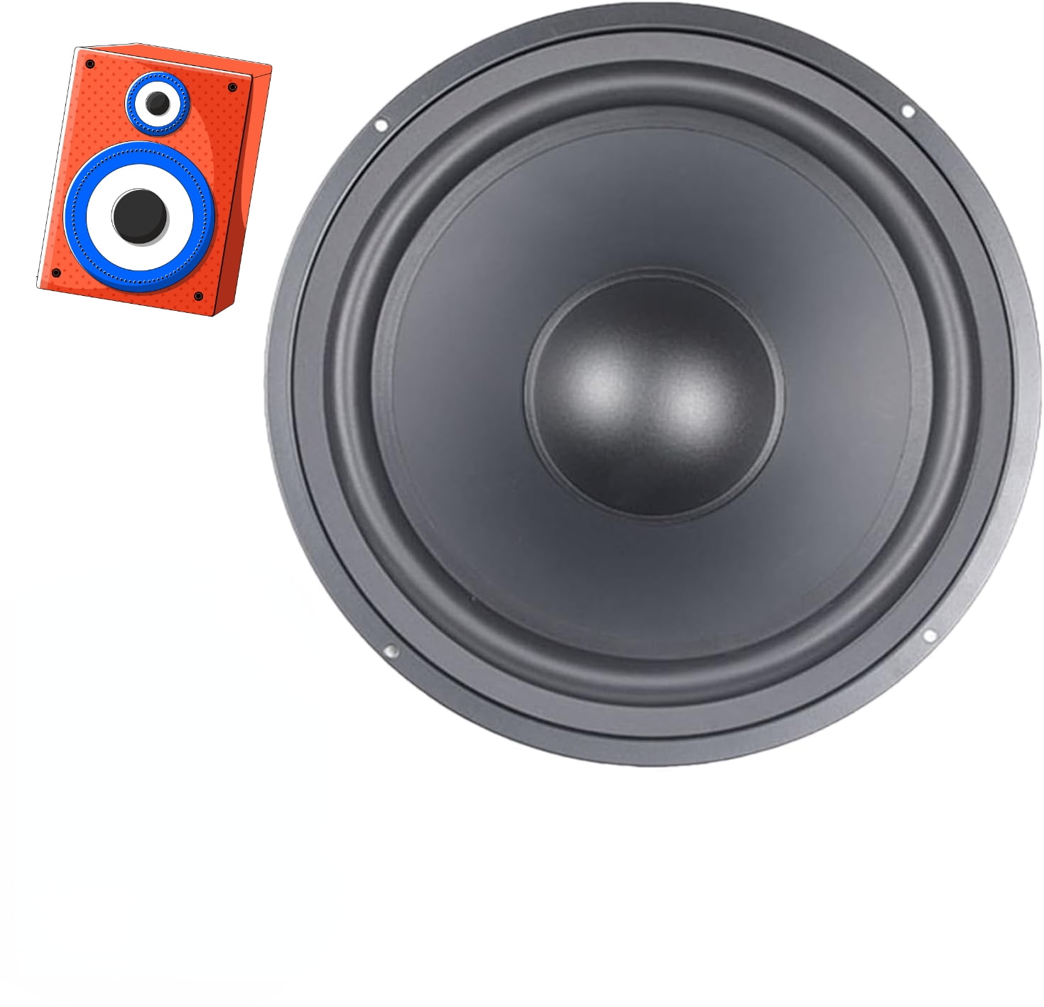 Passive Radiator – Black Metal Paper Replacement, Subwoofer Membrane ...