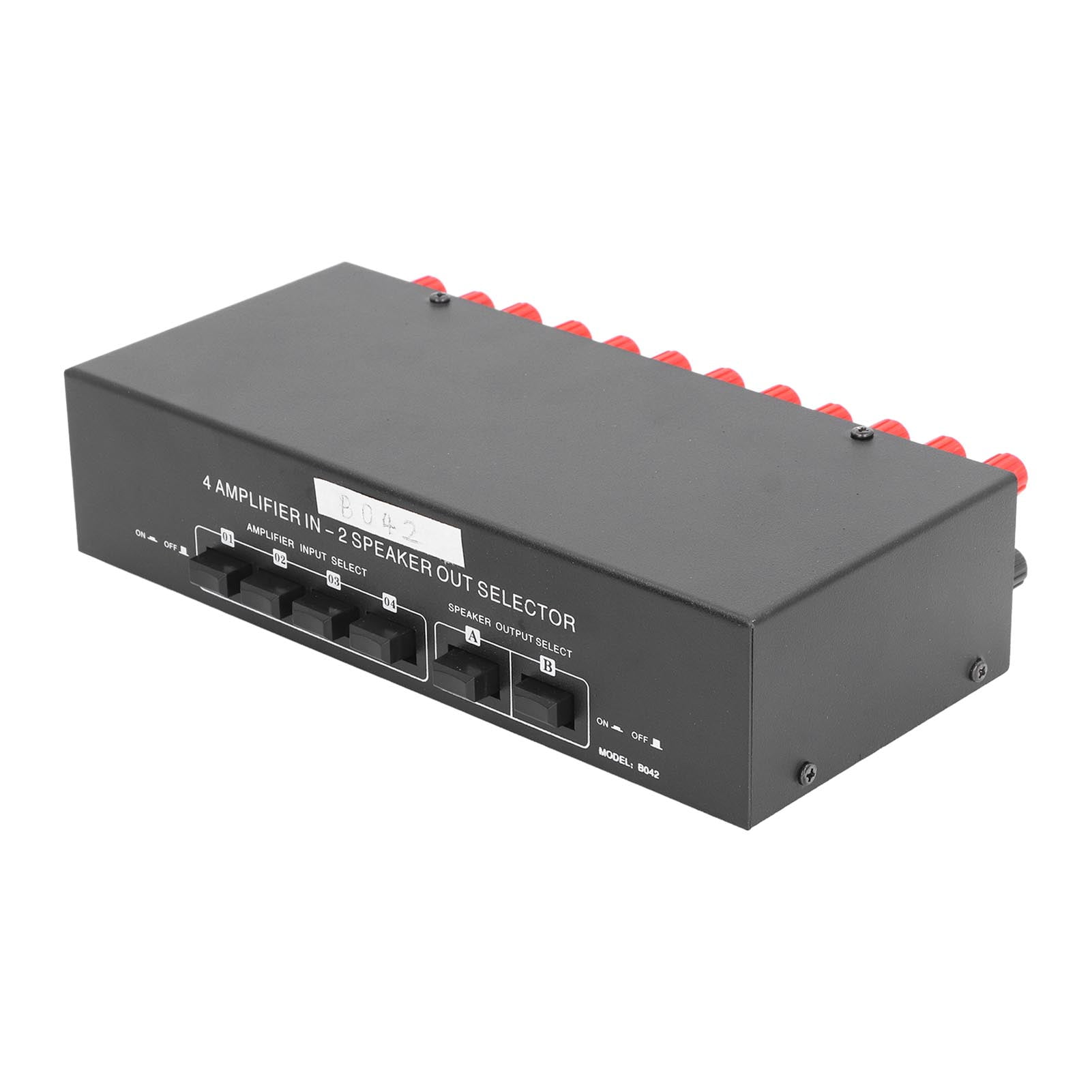 Passive Selector Switch 4 Amplifier In 2 Speaker Out Audio Selector Box ...