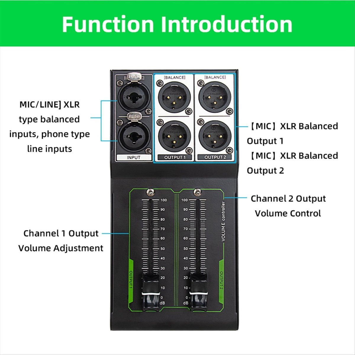 Passive Volume Controller No Noise Input and Output Sound Quality ...