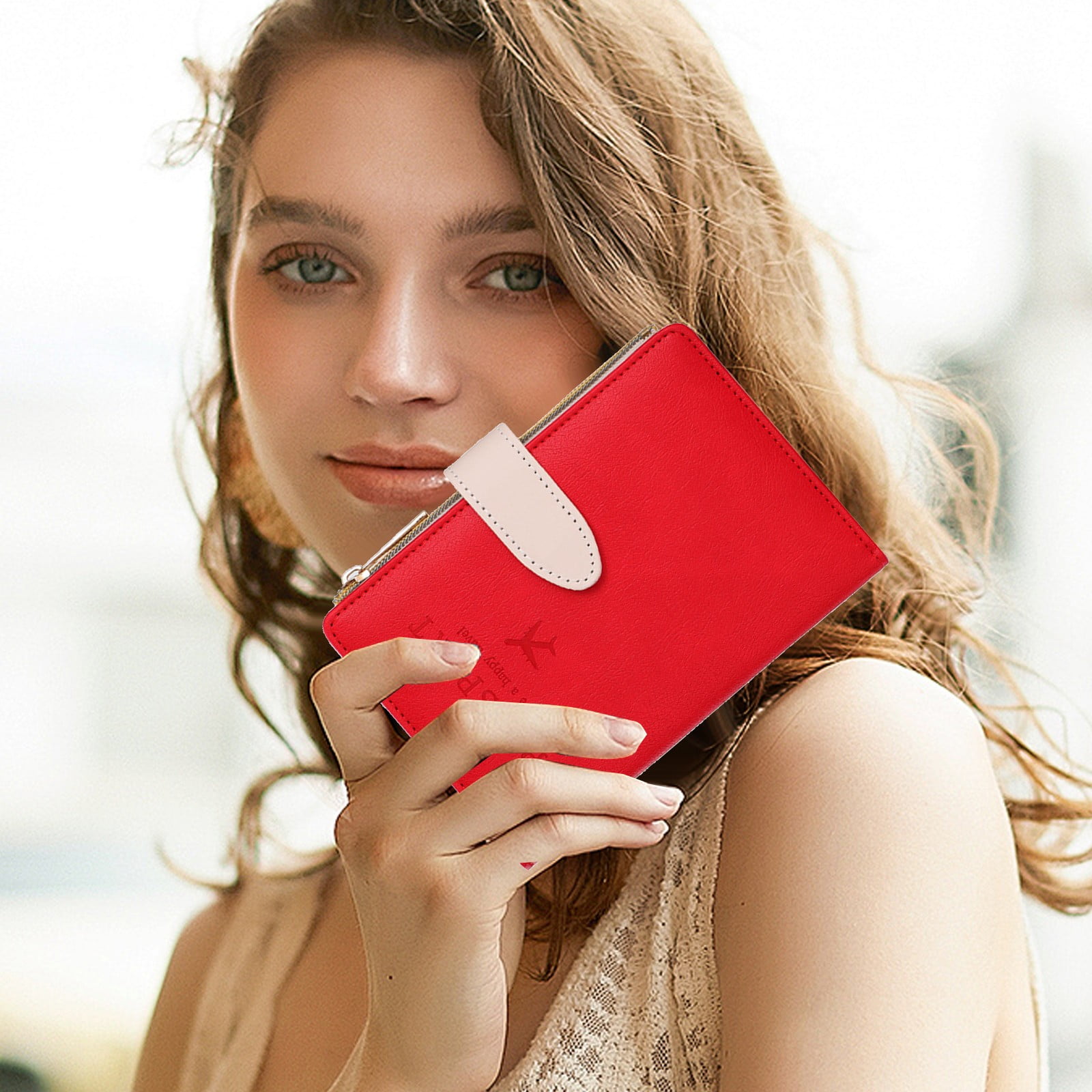 The Passport Clip Is Red|Passport Holder Passport Cover With Credit ...