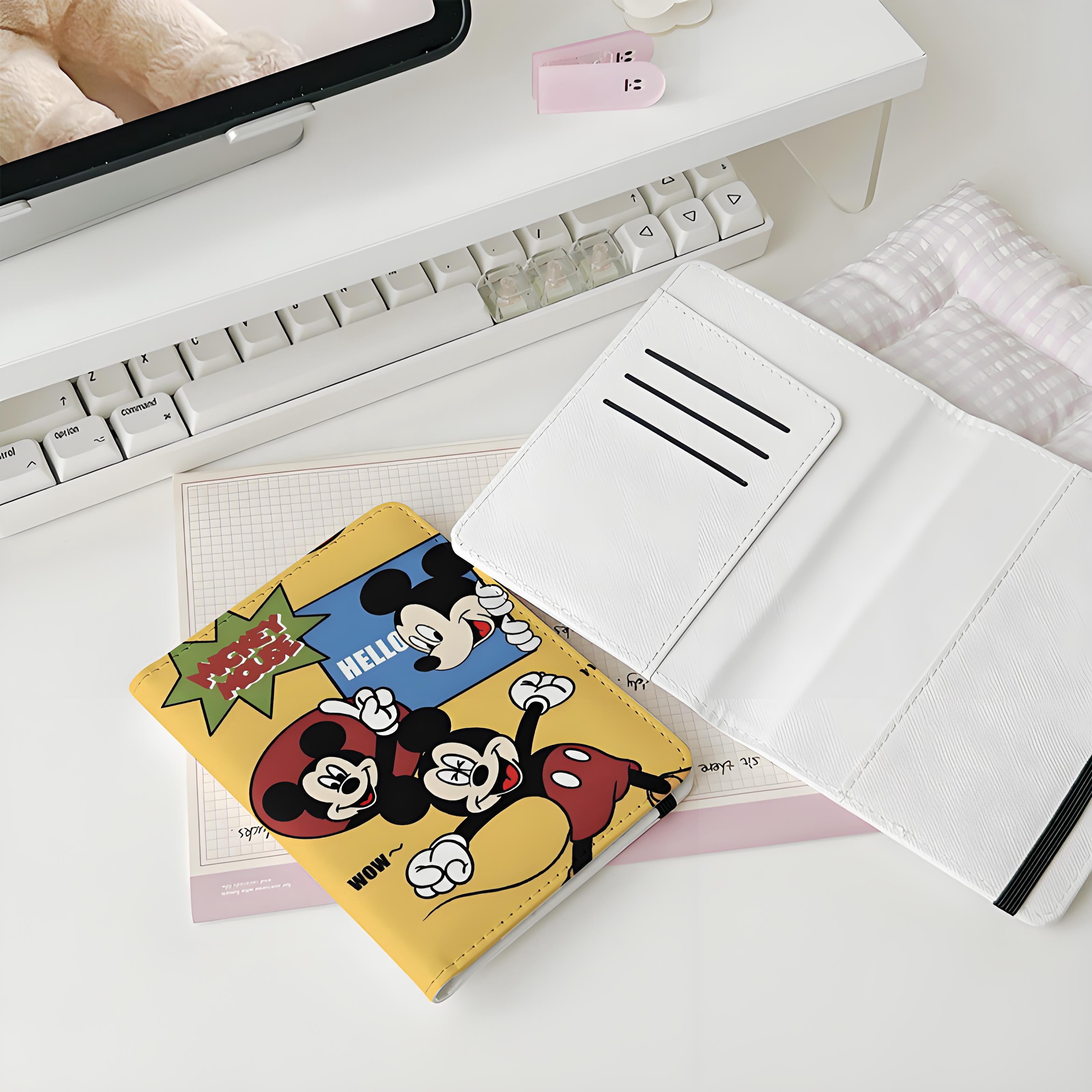 Passport Holder Cover Case PU Leather RFID Blocking Card Pockets Holder ...