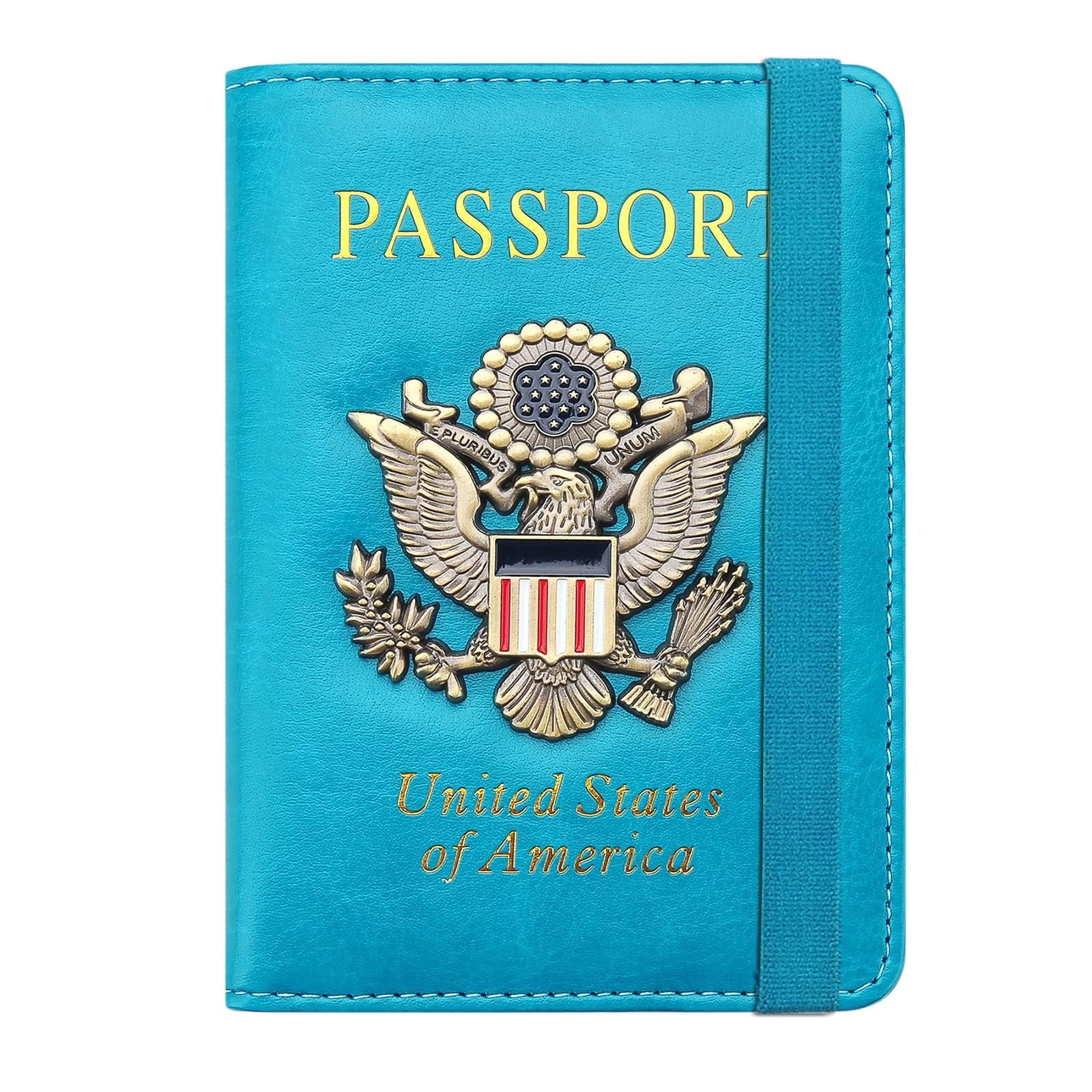 Passport Holder, Rfid Blocking Passport Wallet Card Slots, Passport ...
