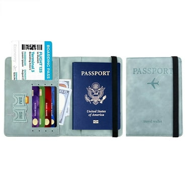 Fintie Family Passport Holder, RFID Blocking Travel Document Organizer ...