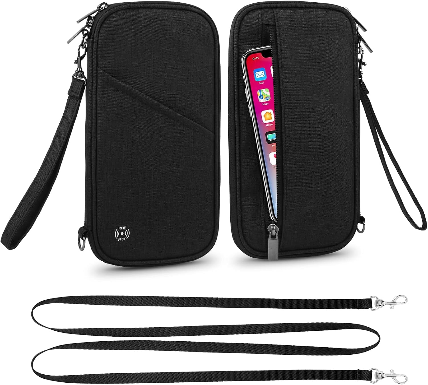 Passport Wallet, RFID Passport Holder with Vaccine Card Slot, for ...