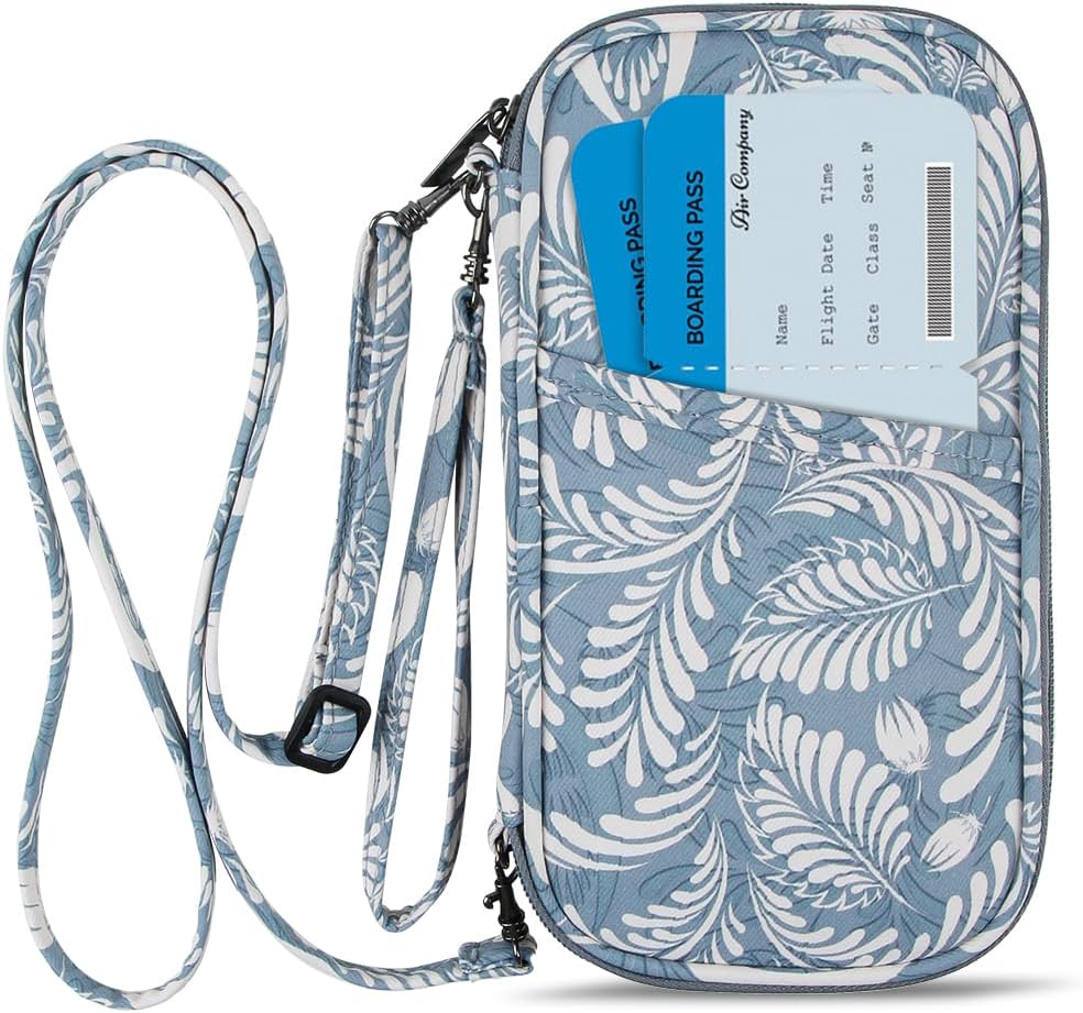 Passport Wallet with Card Slot, Family Travel Passport Holder Document ...