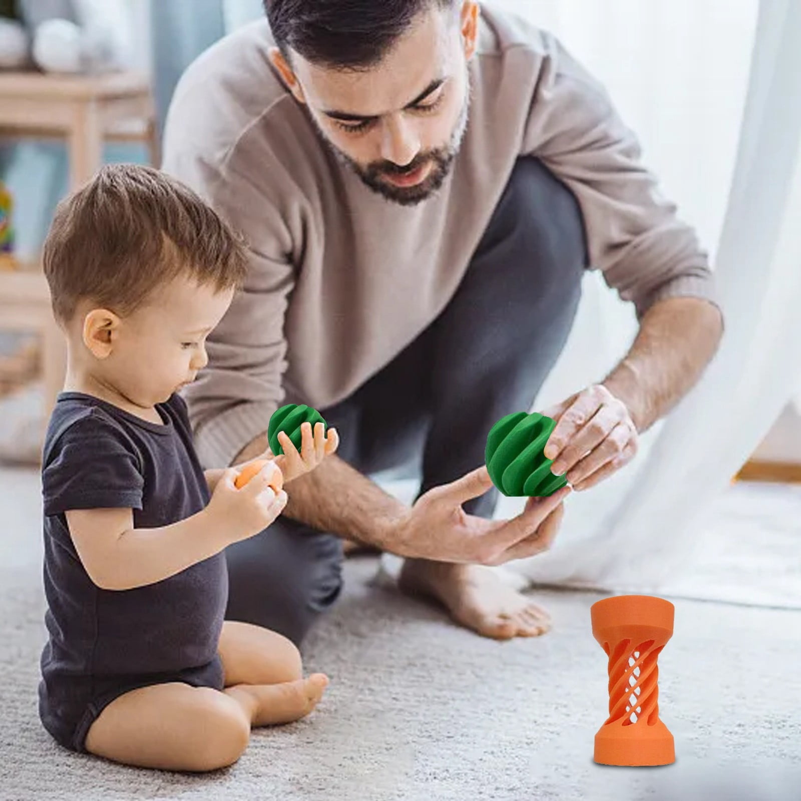 Passthrough Sculpture Spiral Column 3D Printed Spiral Toy Pass Through ...