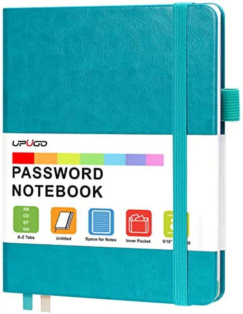 Password Book with Alphabetical Tabs, UpUGo Internet Address and ...