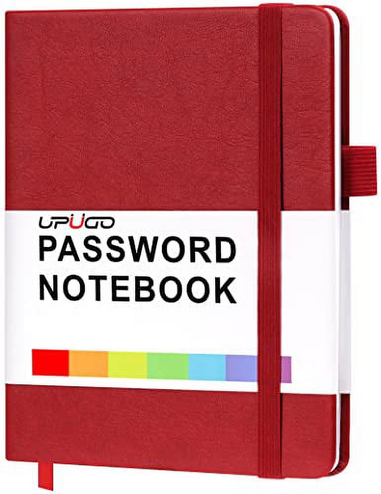 Password Book with Alphabetical Tabs, UpUGo Internet Address and ...