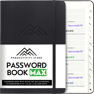 Large Print Address, Email & Password Book - Walmart.com