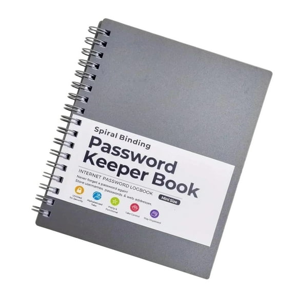 Password Book with Alphabetical Tabs Secure & Organized Notebook ...