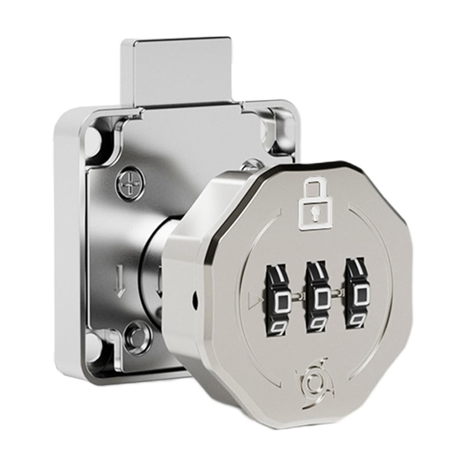 Password Coded Lock Zinc Alloy Combination Cabinet Cam Lock Keyless ...