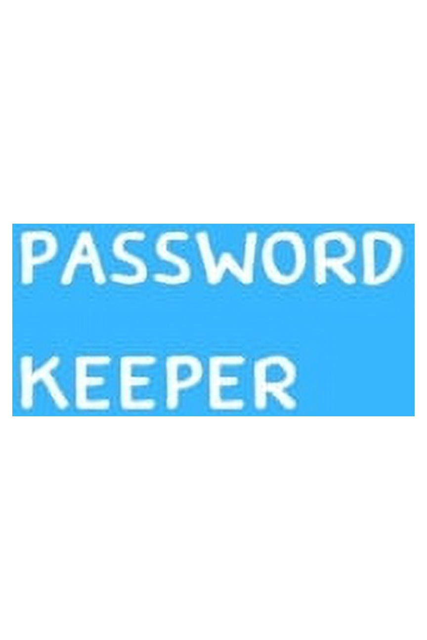 Password Keeper: Size (6 x 9 inches) - 100 Pages - Cerulean Cover: Keep your usernames ...